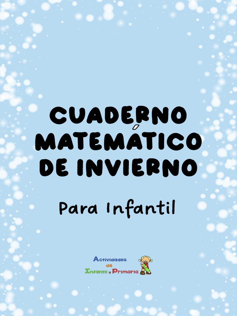Cuaderno Matematicas Invierno Infantil | PDF