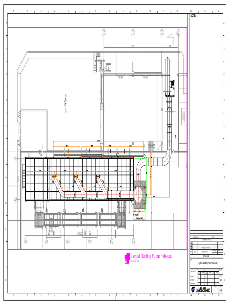 Fume Exhaust Ducting Layout Plan | PDF