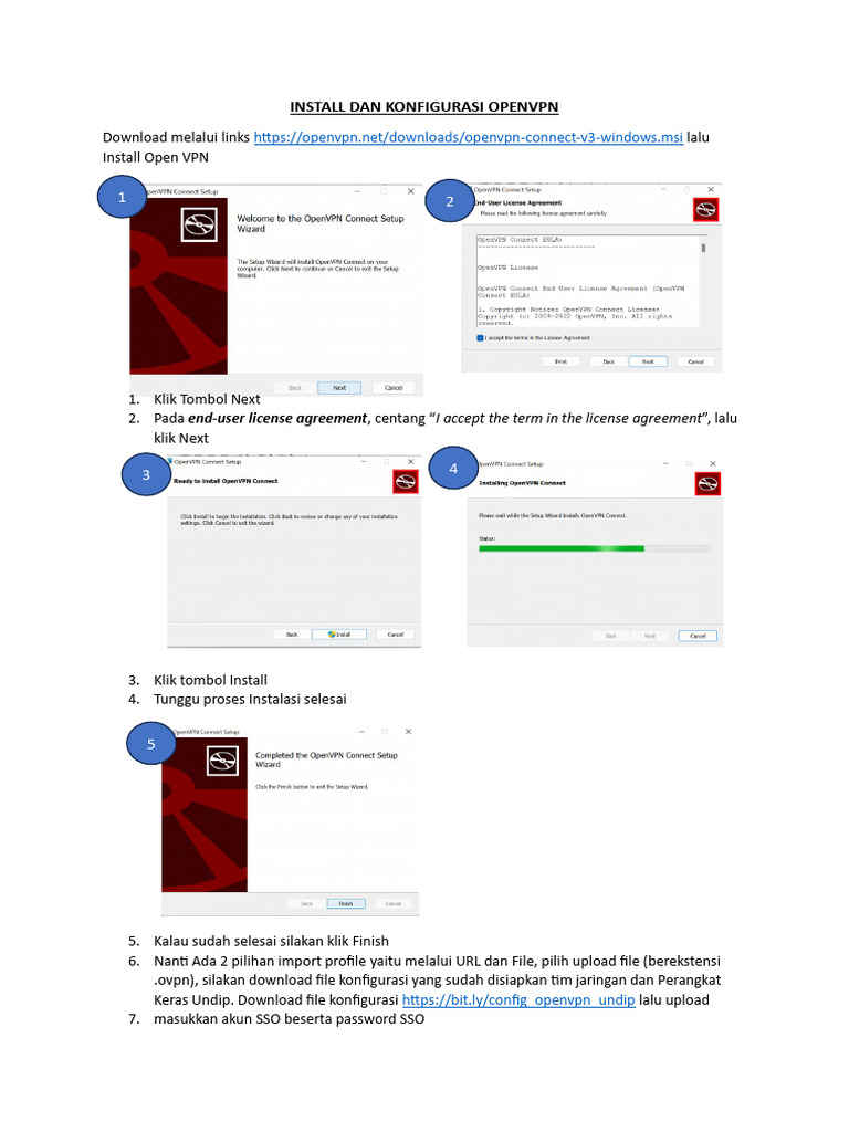 Install OpenVPN Untuk Akses Aplikasi Lokal Undip | PDF
