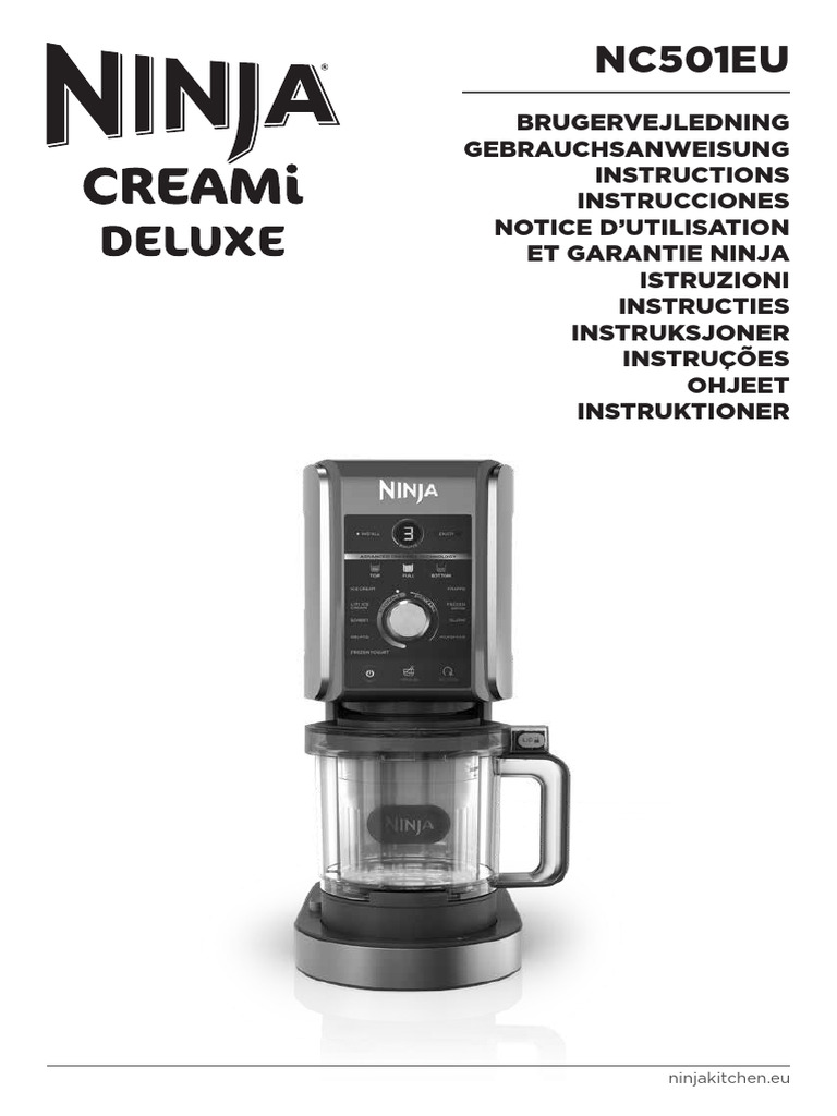 Nc501eu Ninja | PDF | Lavavajillas | Helado