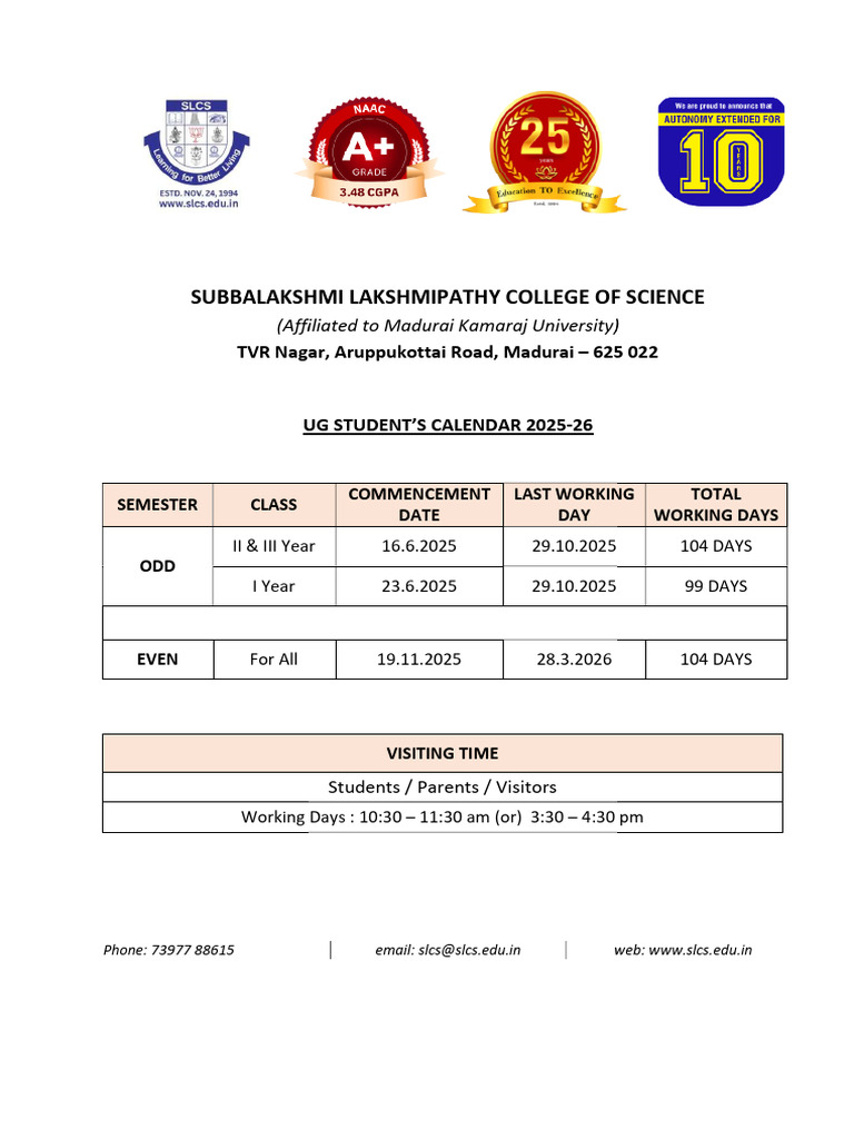 2025 2026 Academic Calendar 1 8 | PDF | Data Collection | Evaluation Methods