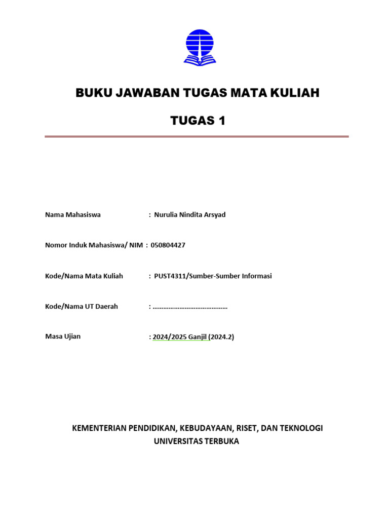 Tugas Anin 1 | PDF