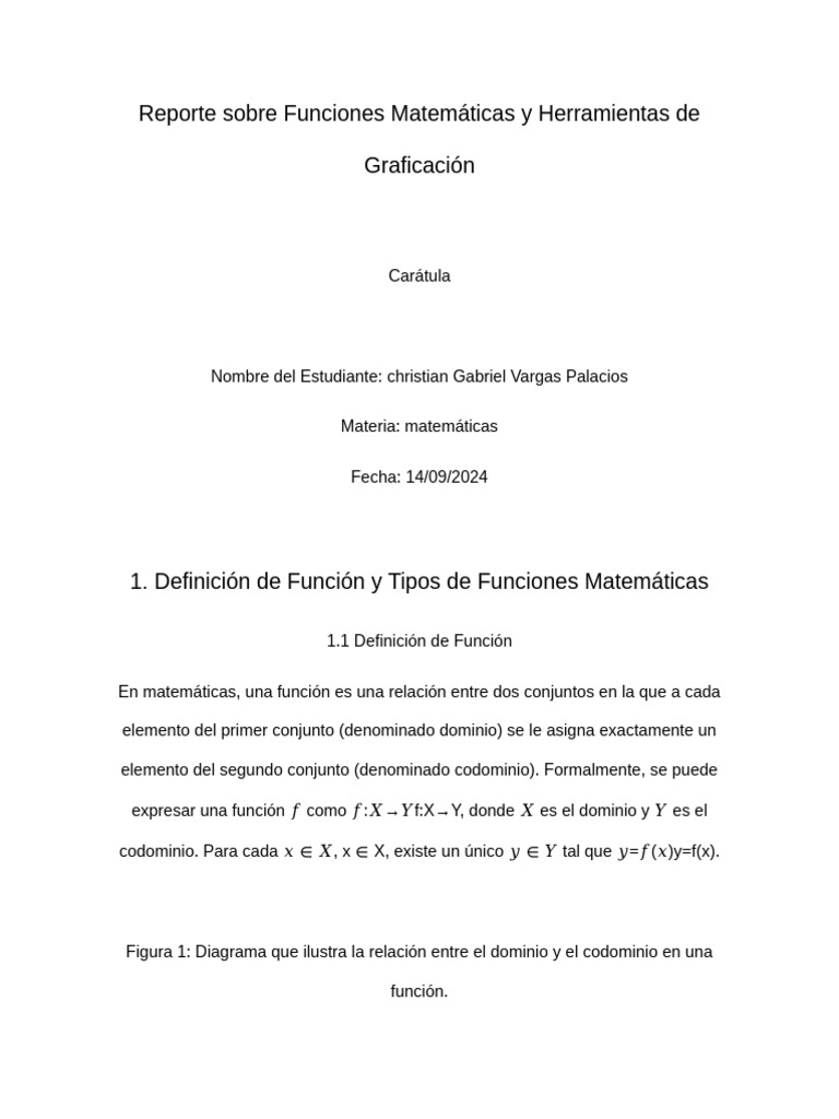 Actidad Integradora | PDF | Función (Matemáticas) | Relaciones matematicas