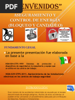 Bloqueo y Candadeo: Seguridad Industrial | PDF | Seguridad y salud ...