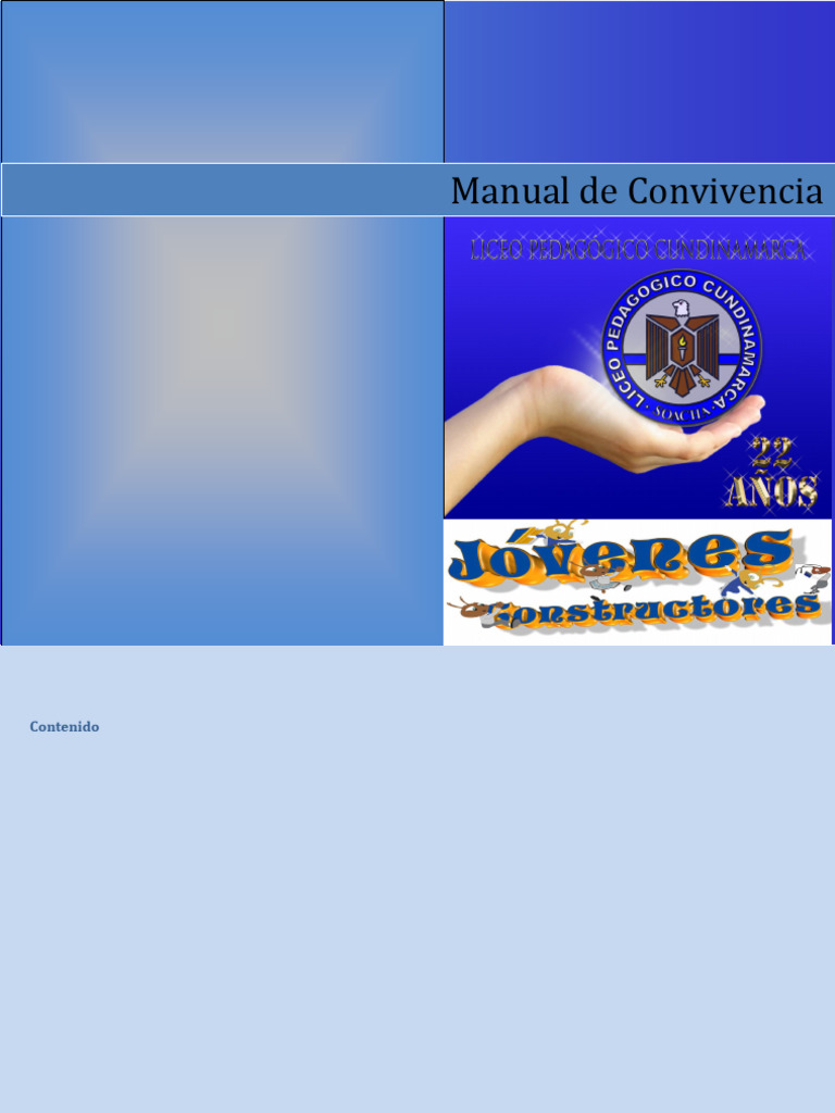 MANUAL DE CONVIVENCIA 2014 15-11-13 (1) | PDF | Educación de la primera infancia | Educación ...