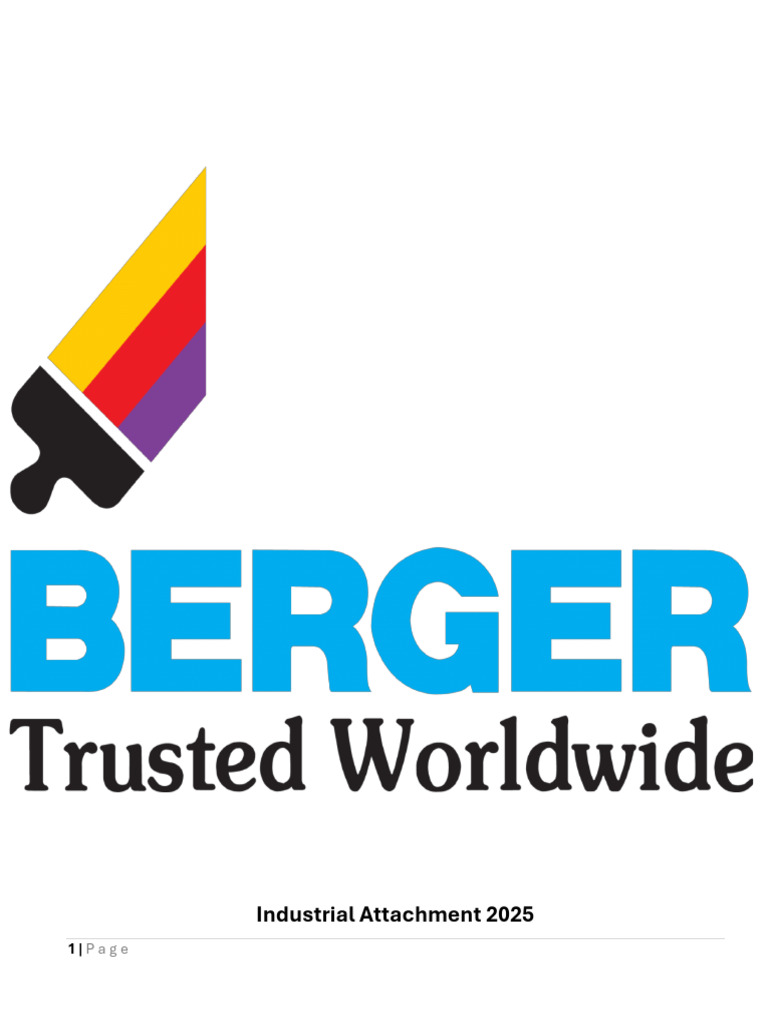Industrial Practice Report: Berger Paints | PDF | Fire Safety