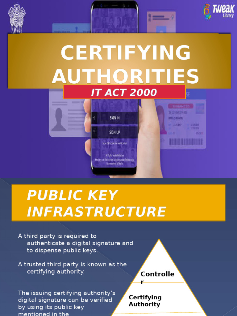 Certifying Authorities | PDF | License | Public Key Certificate
