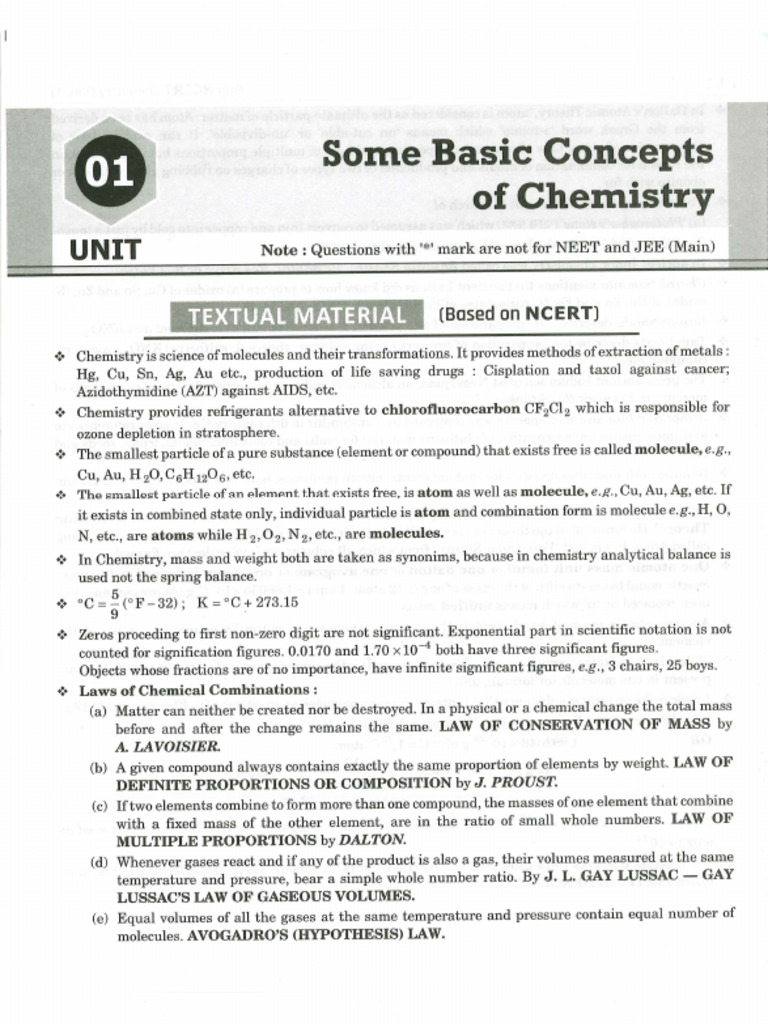 Grip Ncert GRB Vol 1 Mole | PDF