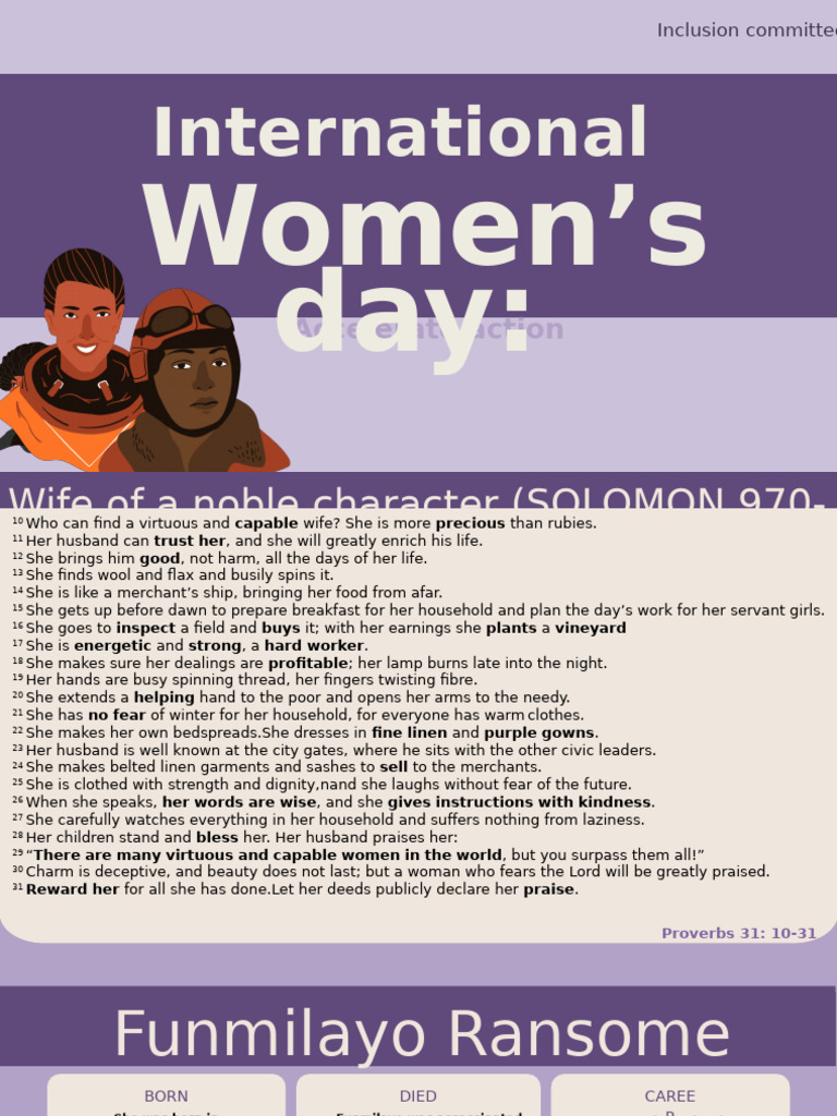 International Women's Day | PDF