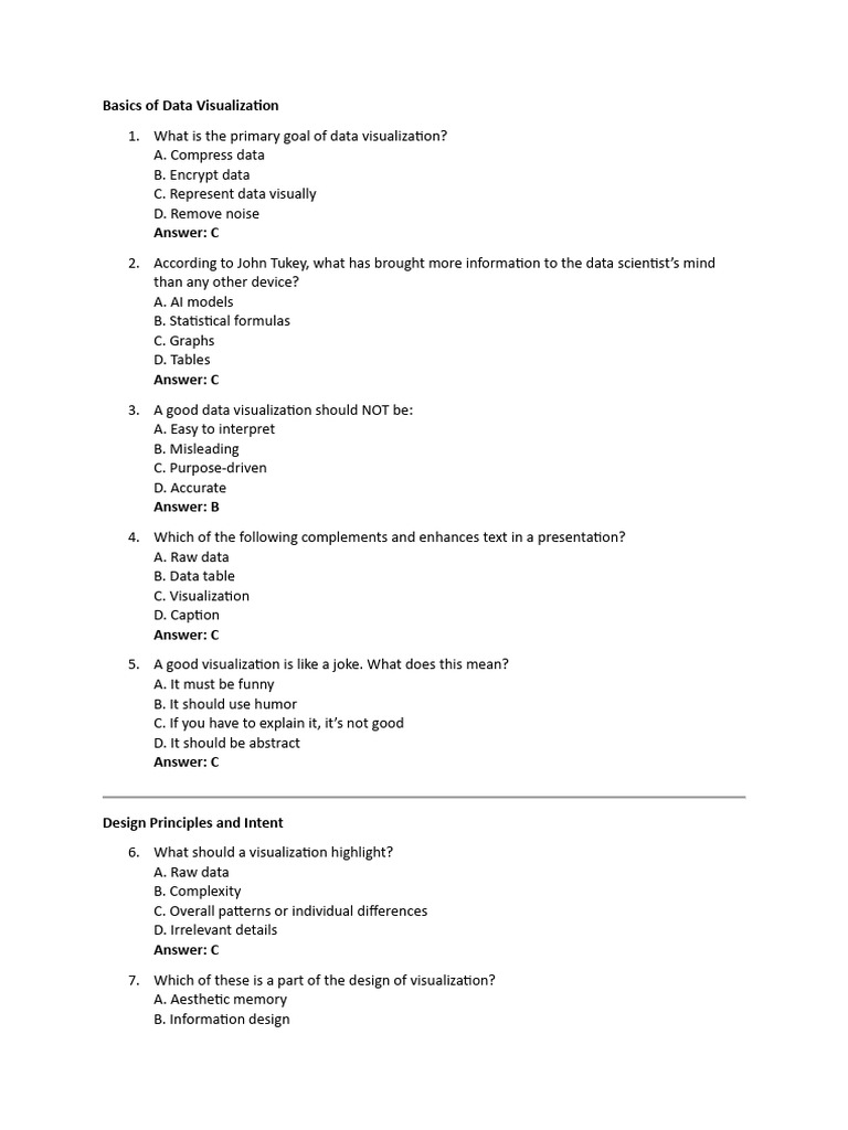 Basics of Data Visualization Part1 | PDF