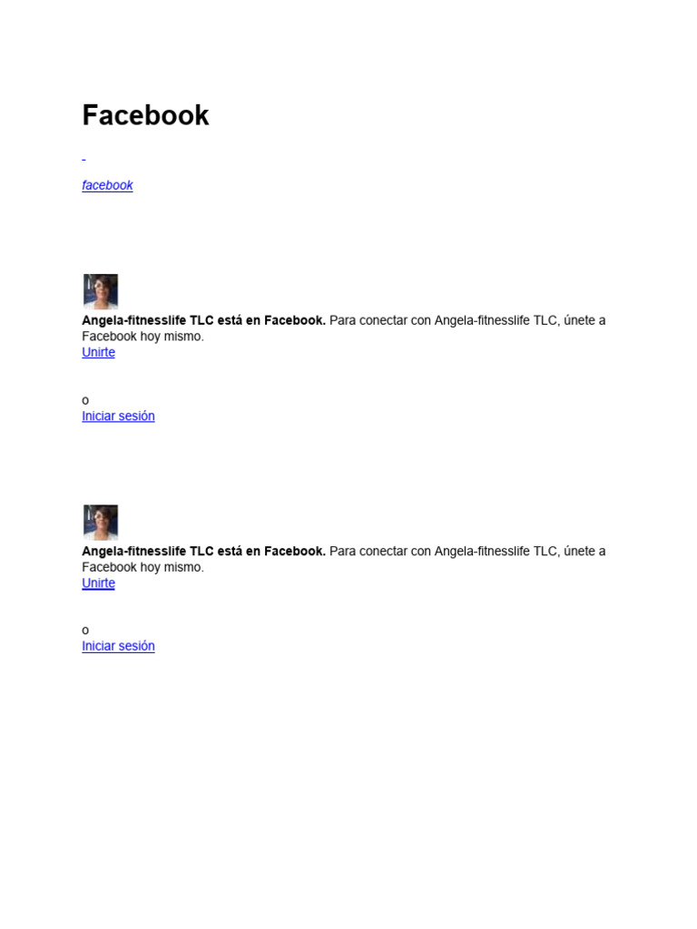 Conecta con Angela-fitnesslife en Facebook | PDF