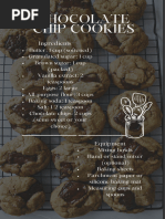 Original CHIPITS Cookies Recipe Recipes | PDF | Baking | Cooking