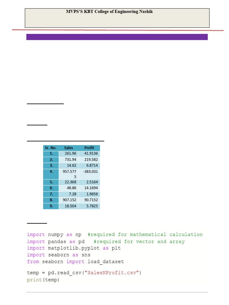 2.to Acquire, Visualize and Analyze The Data Set | PDF | Comma ...