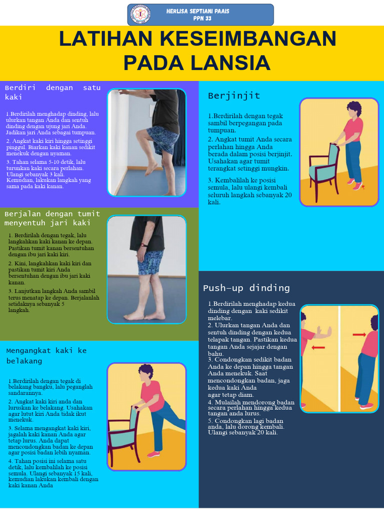 Poster Latihan Keseimbangan (HSP) PDF | PDF