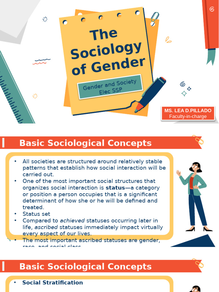 Sociology of Gender: Key Concepts Explained | PDF | Gender Studies | Gender