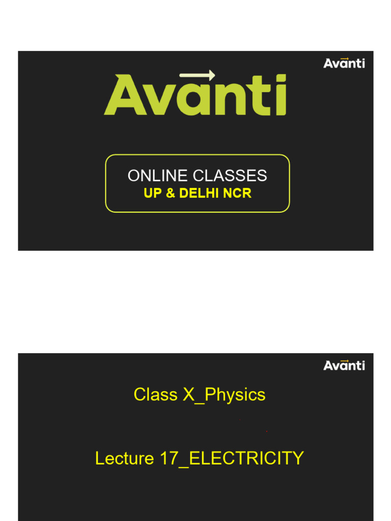 10 - 17 Electricity - 23 JUne | PDF