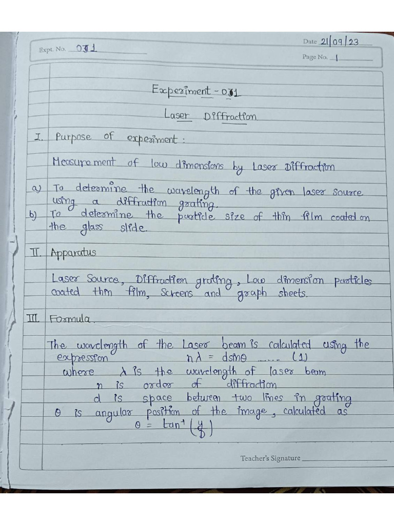 Modern Physics Lab 10 Experiments | PDF