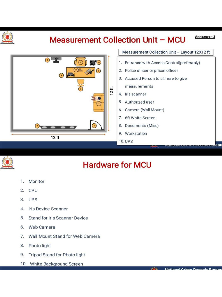 Layout of MCU (Annexure - 3) | PDF