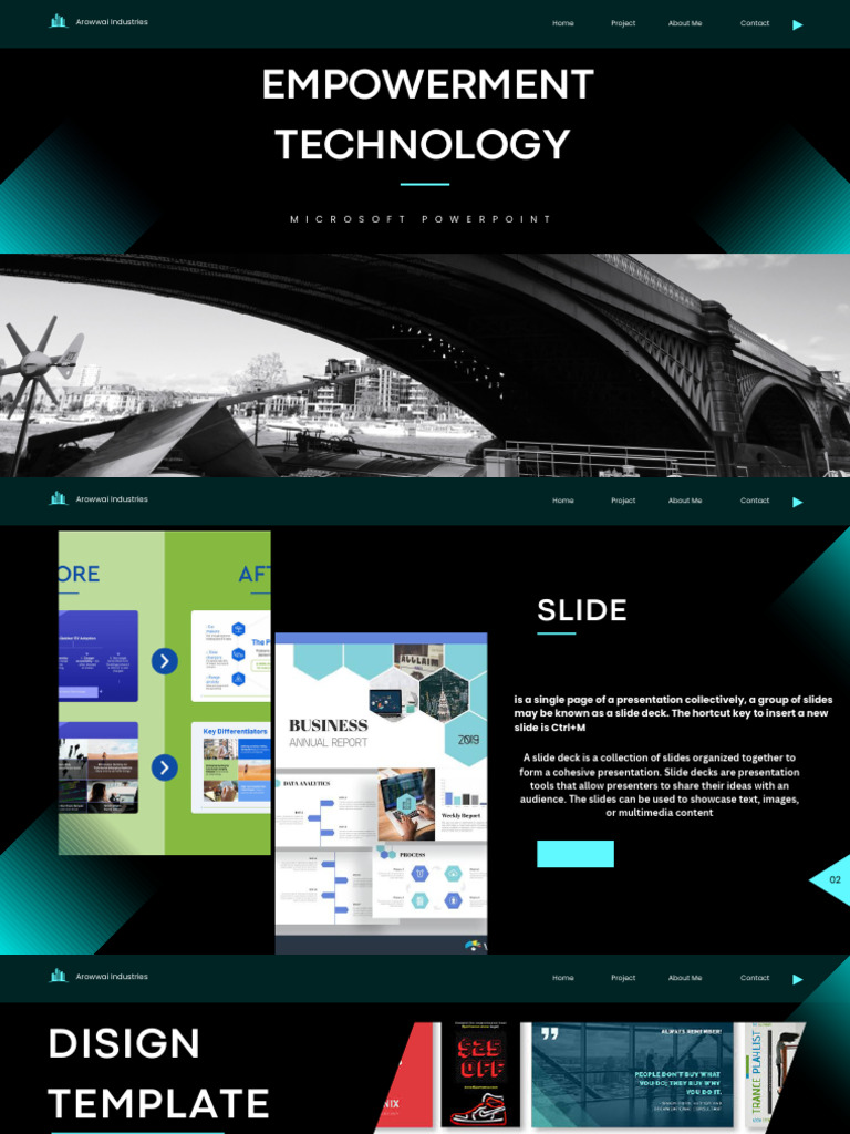 Blue Neon Modern Technology Presentation - 20250215 - 213526 - 0000 | PDF | Page Layout | Computing