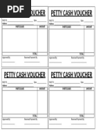PCF Voucher Format - For Print | PDF