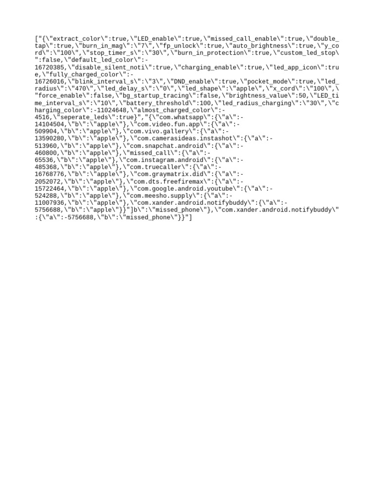 Notify Buddy Settings | PDF