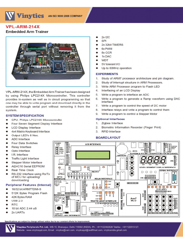 Catalog ARM7 214X | PDF