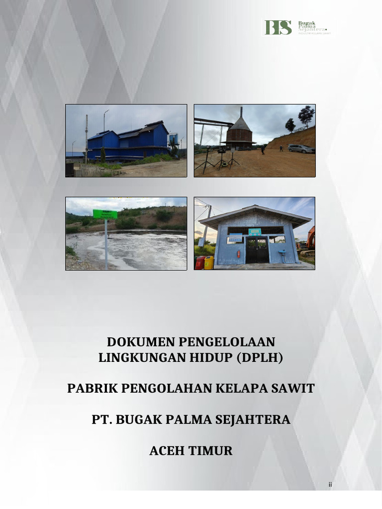DPLH Pabrik Kelapa Sawit PT. Bugak Palma | PDF