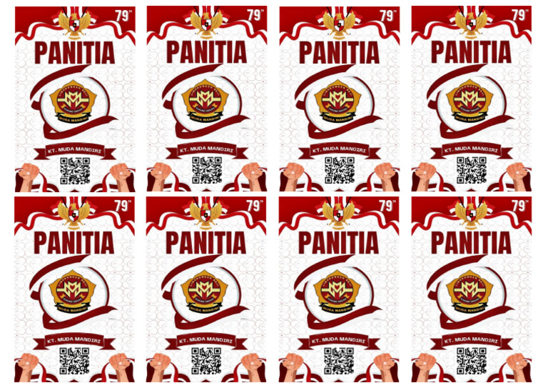 Kartu Panitia Ukuran Kecil | PDF