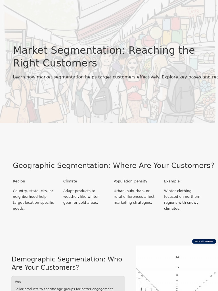 Market Segmentation Reaching The Right Customers | PDF | Market ...