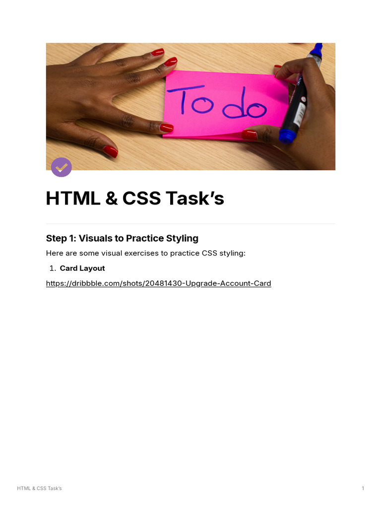 HTML Css Tasks 9th Jan 2025 | PDF