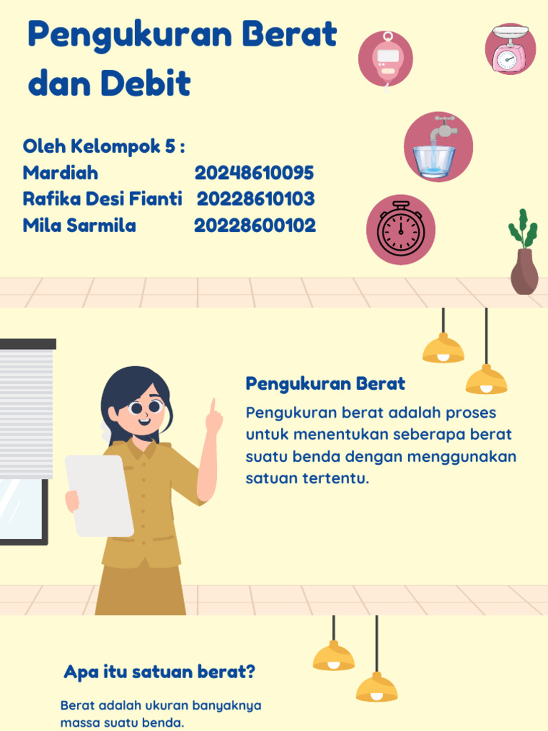 Kel. 7 - Pengukuran Berat Dan Debit | PDF