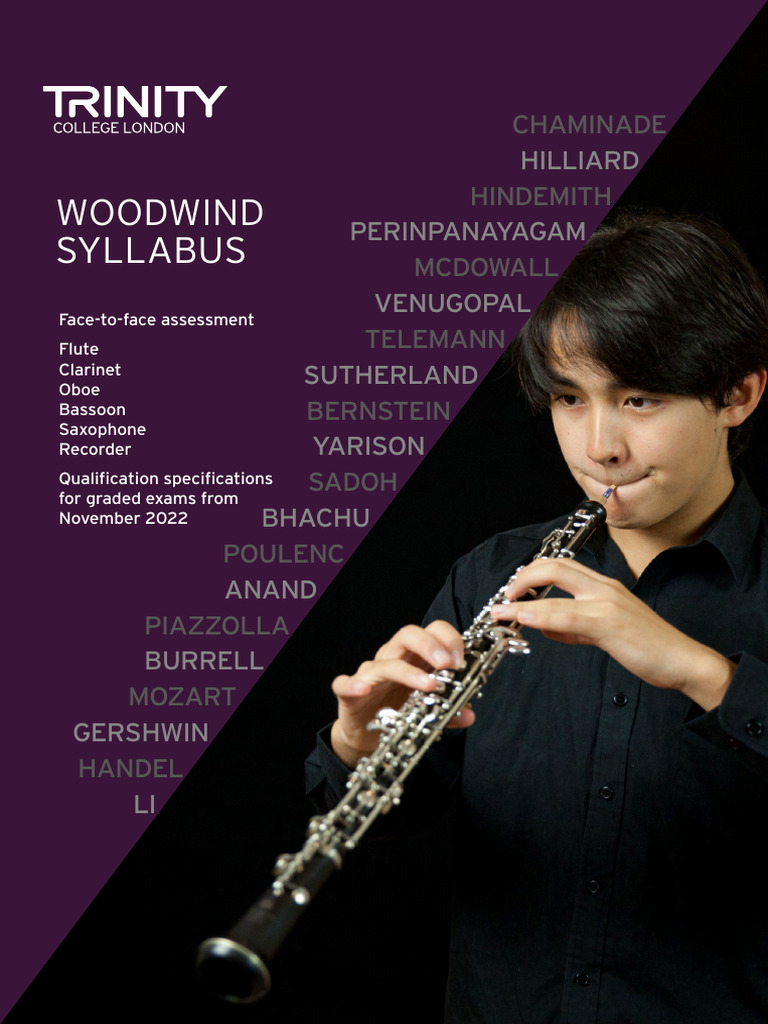 Woodwind Specification | PDF | Educational Assessment | Recorder (Musical Instrument)
