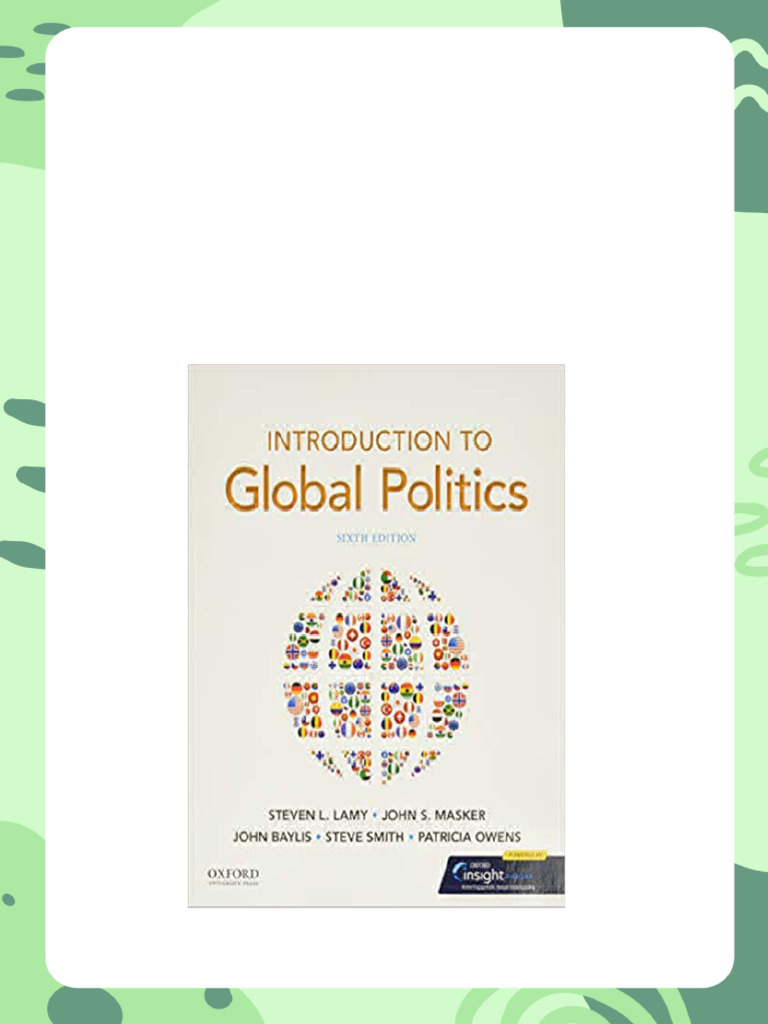 (Ebook PDF) Introduction To Global Politics 6th Edition Download | PDF ...