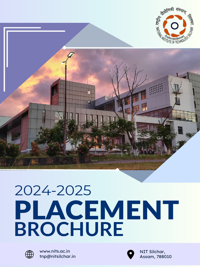 NIT Silchar Placement Brochure 2024-25 | PDF | Civil Engineering ...
