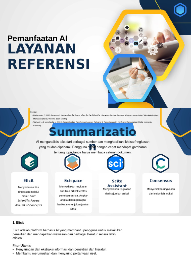 Materi Pemanfaatan AI Dalam Layanan Referensi | PDF