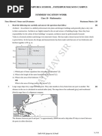 Class-IX (Maths) Ch-1 Worksheet (2023-24) | PDF