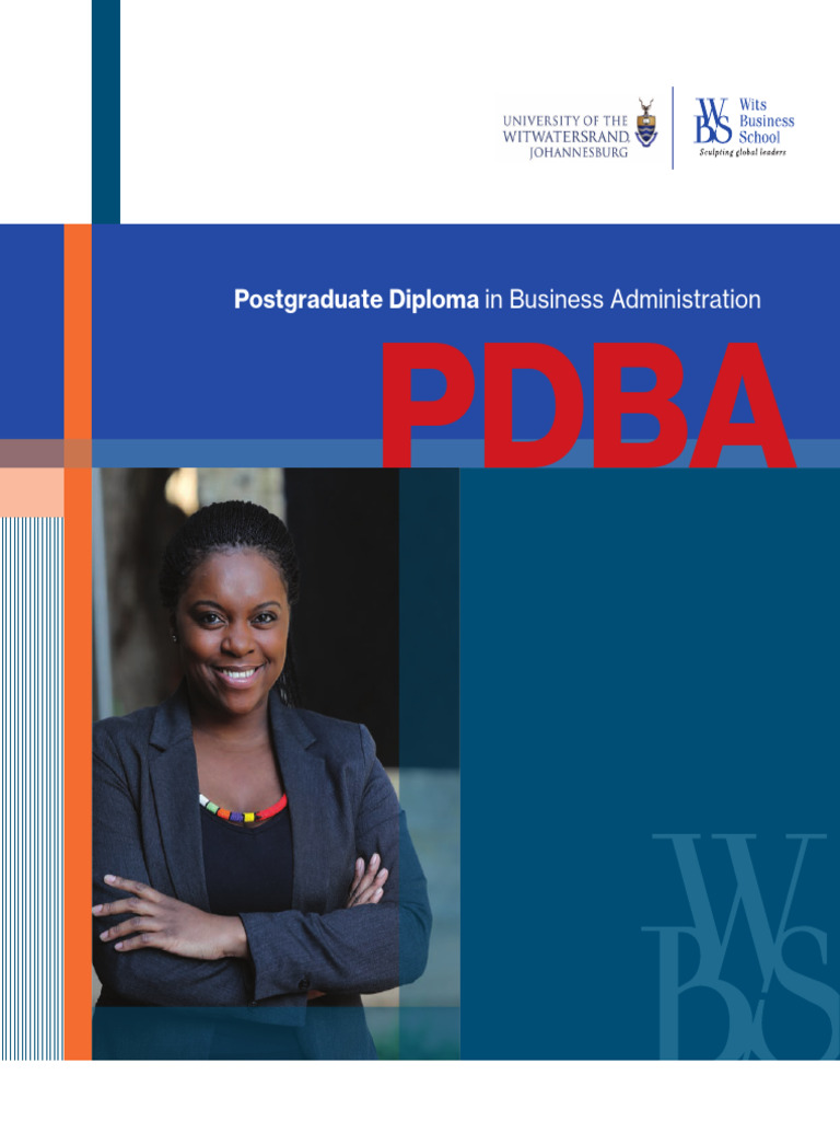 Wits Post Grad Bus Admin | PDF | Master Of Business Administration
