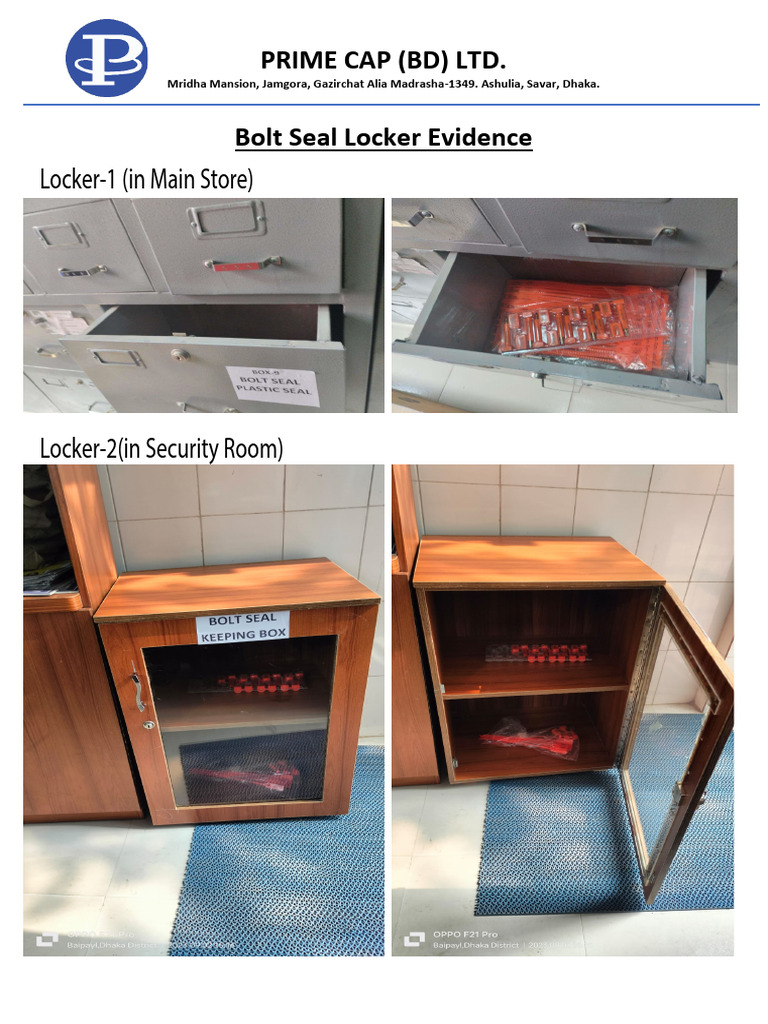 Bolt Seal Locker | PDF