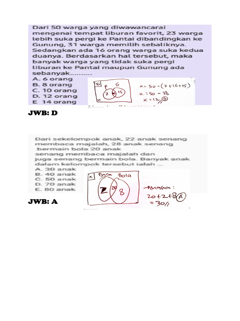 A Soal & JWB Diagram Ven | PDF