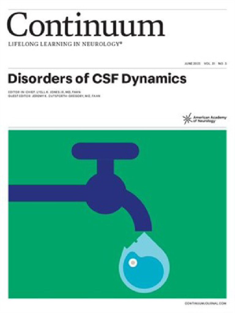 Continuum 31.3 Disorders of CSF Dynamics | PDF | Cerebrospinal Fluid ...