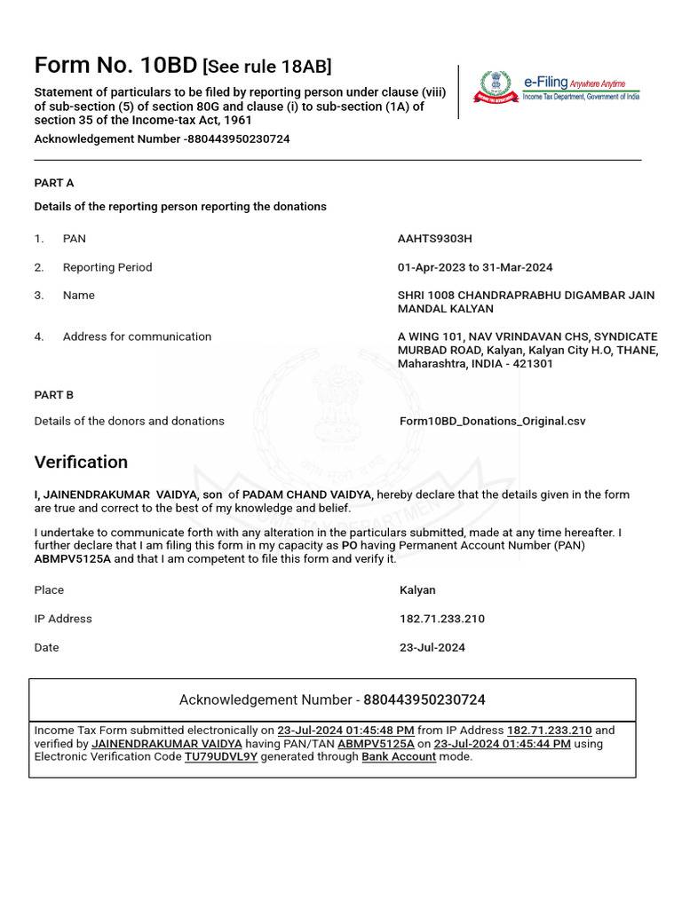 Form 10BD_Filed Form (4) | PDF