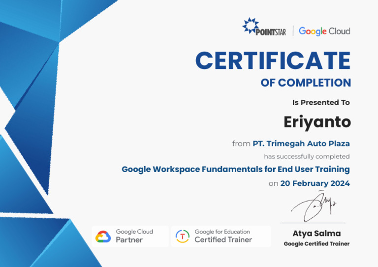 Eriyanto Sertifikat | PDF