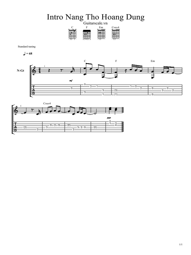 Intro Nang Tho | PDF