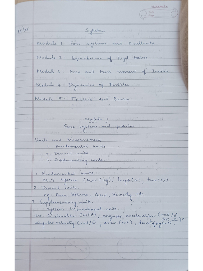 Mech Module1and2 | PDF