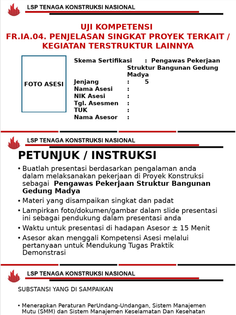 Pengawas Pekerjaan Struktur Bangunan Gedung Madya | PDF