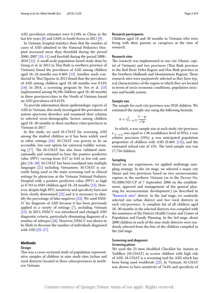 Prevalence of Autism Spectrum Disorders and Their (Dragged) 2 | PDF | Autism | Dsm 5