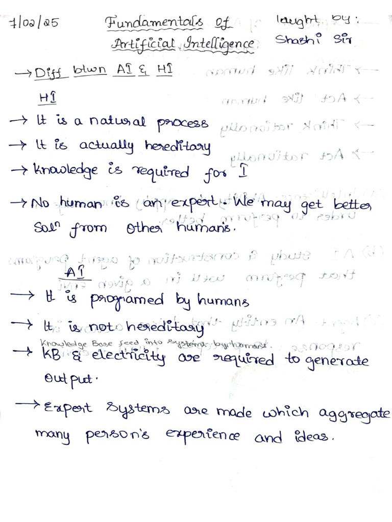 Fai Notes | PDF