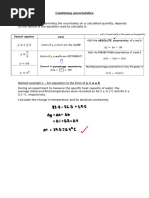 Uncertainties Questions Physics Ocr A - A Level | PDF | Significant Figures | Quantity