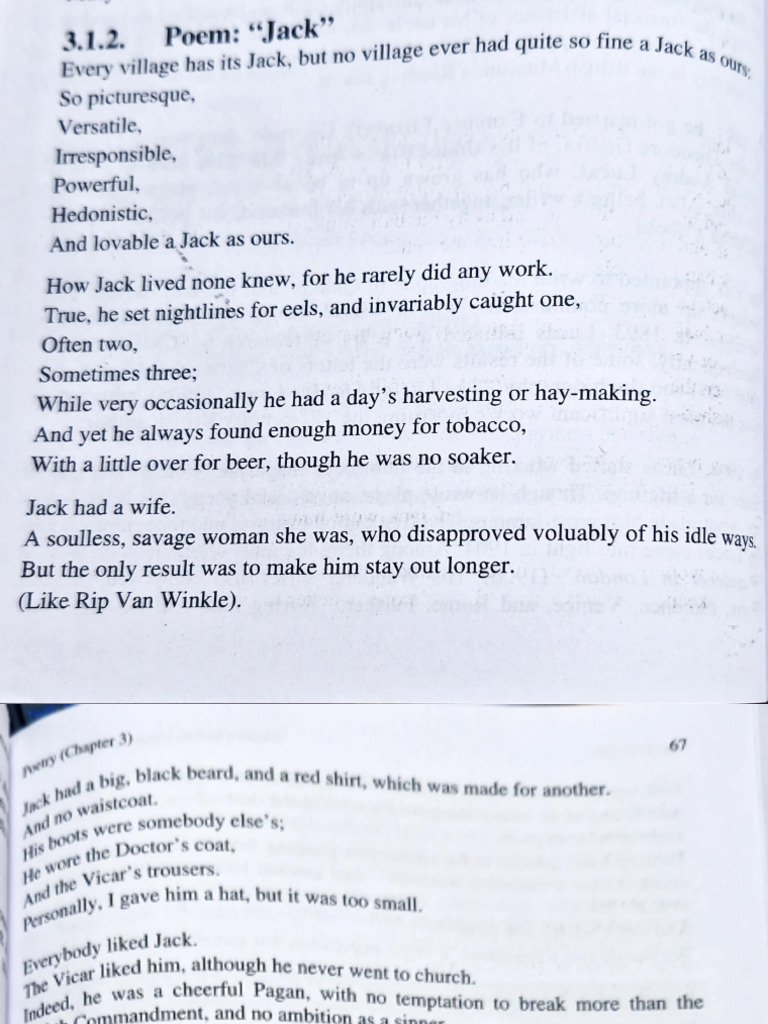 Jack Poem | PDF