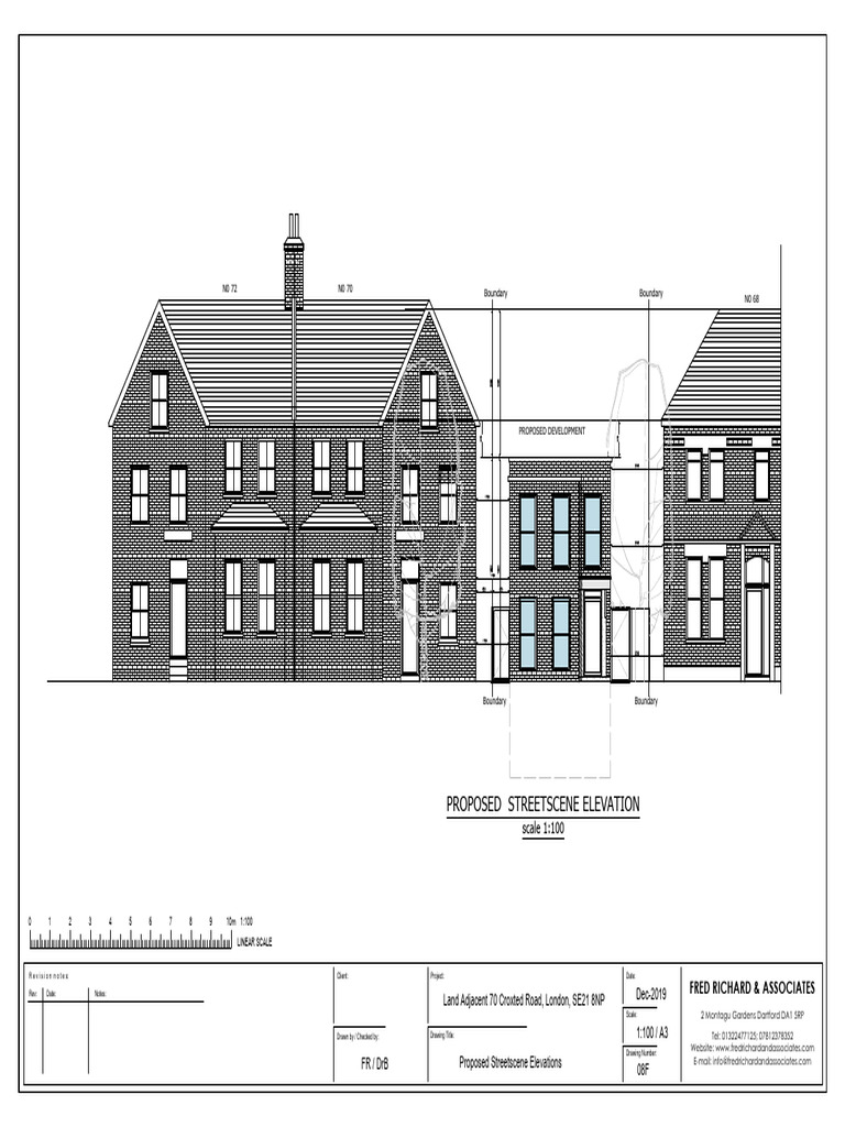 08F Proposed Streetscene Front Elevation | PDF